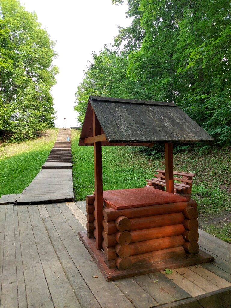 Pınar, çay Spring, stream, Nijegorodskaya oblastı, foto