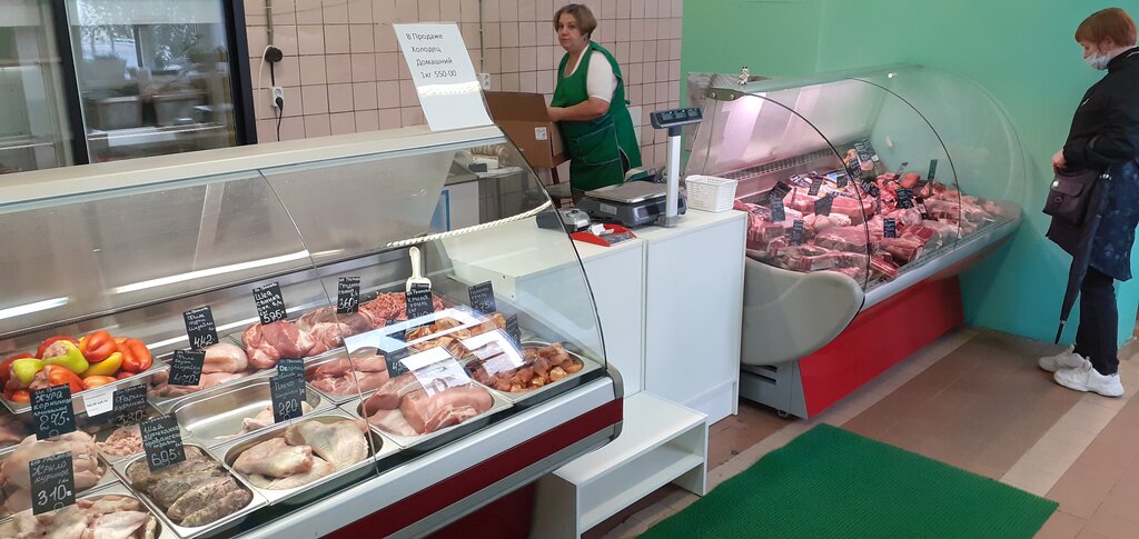 Kasap, şarküteri Мясная лавка, Murmanskaya oblastı, foto