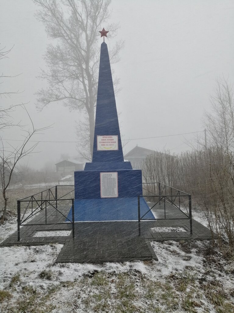 Anıt, heykel Воинам, погибшим в Великой Отечественной войне 1941-1945 гг., Nijegorodskaya oblastı, foto