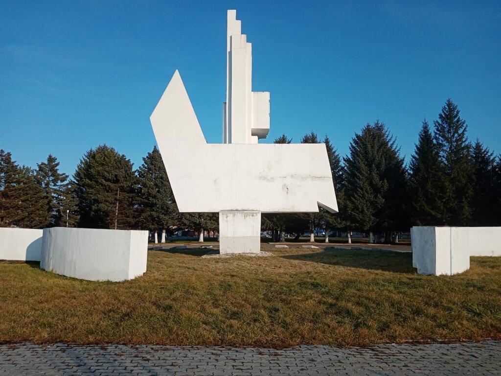 Anıt, heykel Воинам-землякам, погибшим в годы Великой Отечественной войны, Habarovski krayı, foto