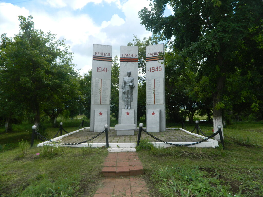 Anıt, heykel Павшим в годы Великой Отечественной войны, Udmurtiya, foto