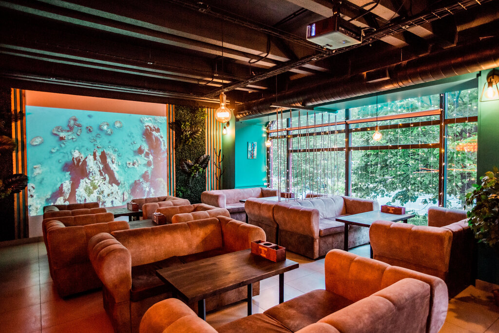 Nargile kafeler Kalyanov lounge, Moskova, foto
