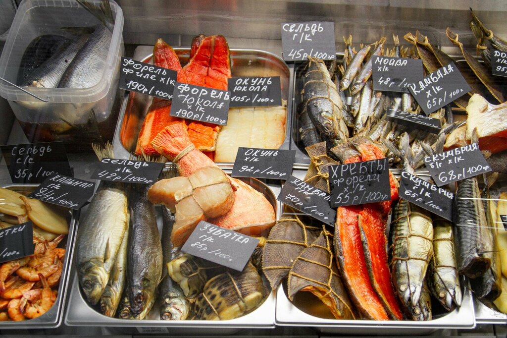 Balık ve deniz ürünleri Taste of Fish, Kudrovo, foto