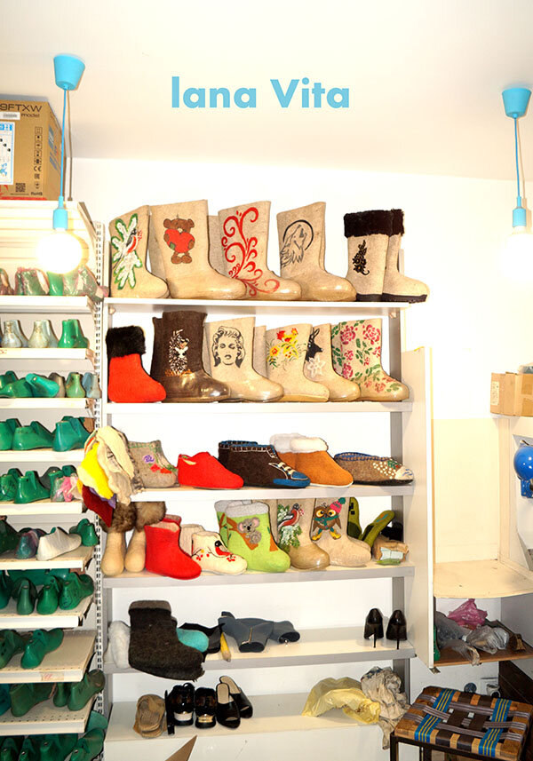 Elyaf ve keçe ürünleri Internet-magazin Valenki, Kiev, foto