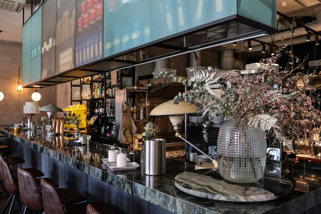 Restoran Scampi Trattoria, Moskova, foto