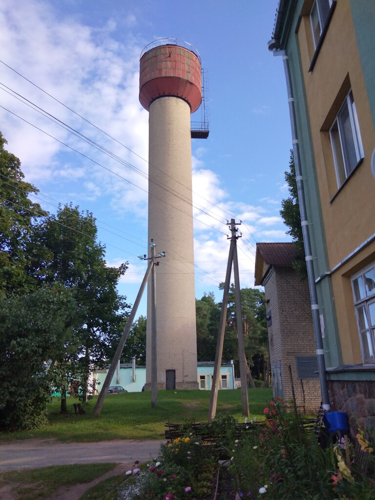 Mühendislik altyapısı Водонапорная башня, Pastavy, foto