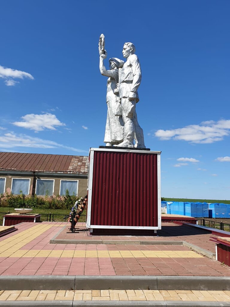 Anıt, heykel Мемориал Великой Отечественной войны, Çaplygin, foto
