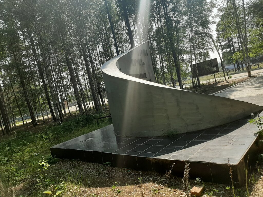 Anıt, heykel Обелиск памяти погибшим землякам, Tomskaya oblastı, foto