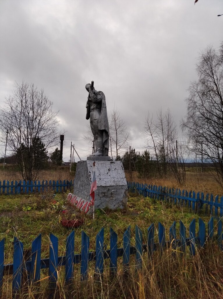 Anıt, heykel Памяти земляков, погибших в годы Великой Отечественной войны, Komi, foto