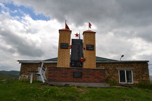 Павшим в Великой Отечественной войне (Republic of Daghestan, Akushinskiy rayon, selsovet Natsinskiy, selo Natsi), anıt, heykel  Dağıstan'dan