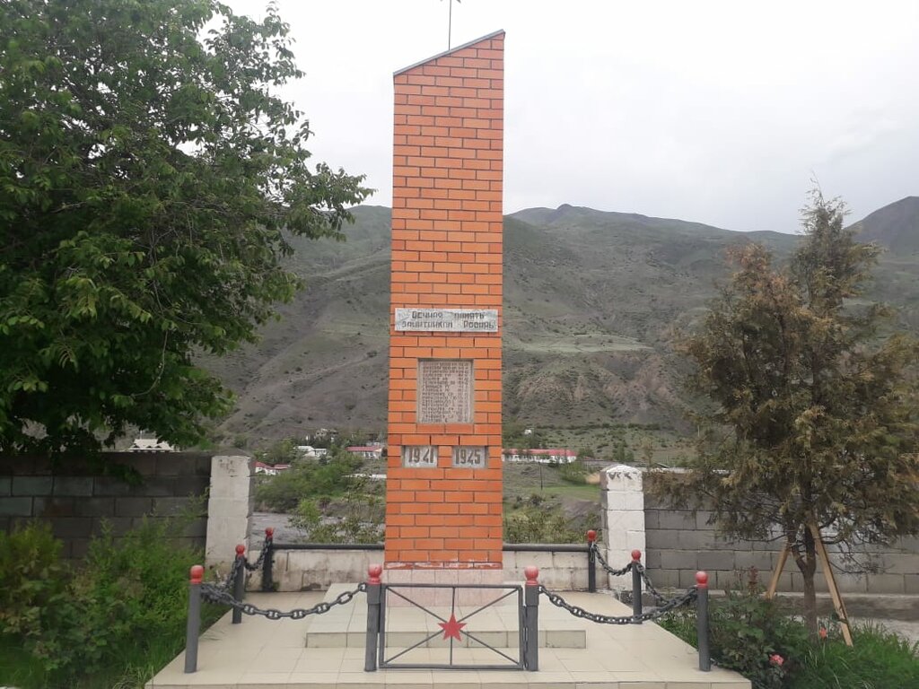 Anıt, heykel Участникам Великой Отечественной войны, Dağıstan, foto
