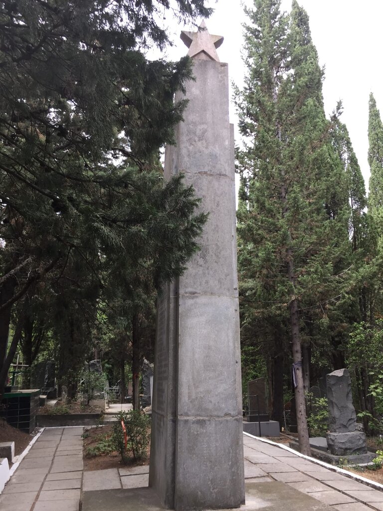 Anıt, heykel Братская могила мирных жителей, Kırım Cumhuriyeti, foto