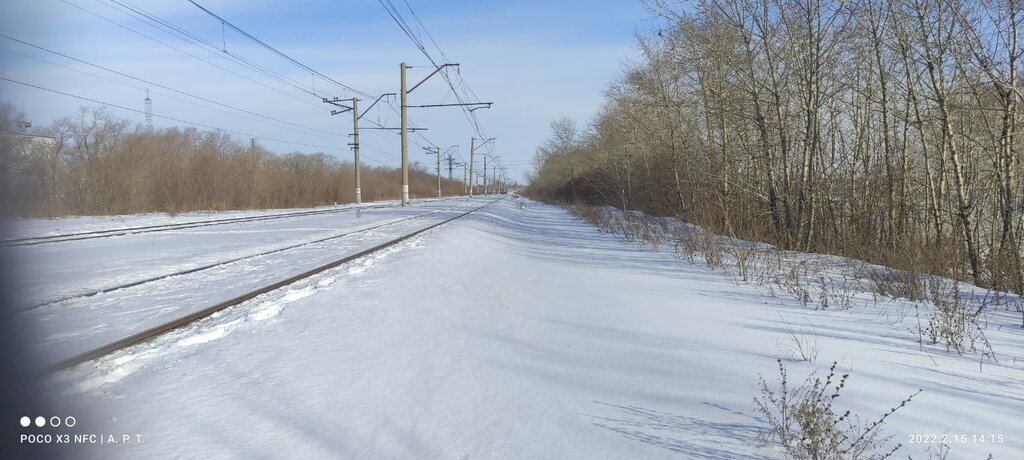 Tren istasyonu Станция Тракторстрой, Çeliabinsk, foto