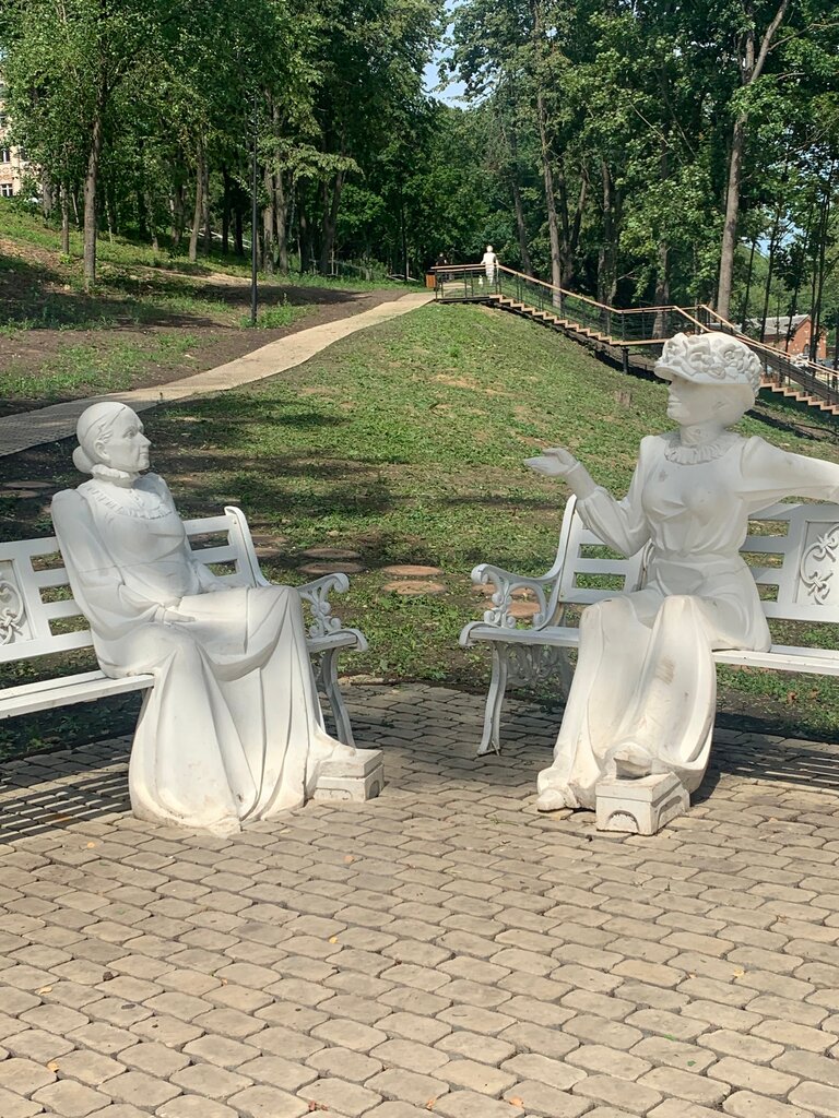 Kültür ve eğlence parkları Сорочинский парк, Tulskaya oblastı, foto