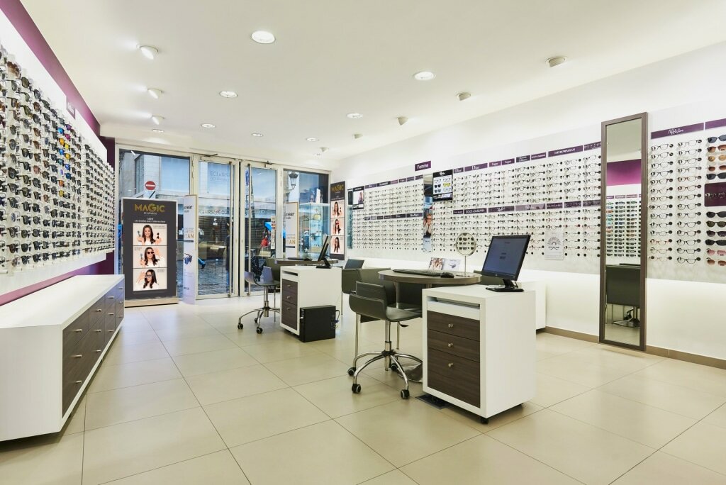Giyim mağazası Opticien Alain Afflelou, Brüksel, foto