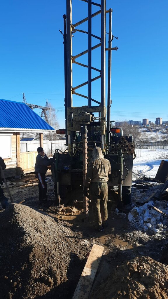 Sondaj çalışmaları Zavhoz Goroda, Krasnoyarsk, foto