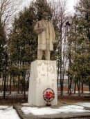 Anıt, heykel В.И. Ленин, Smolenskaya oblastı, foto