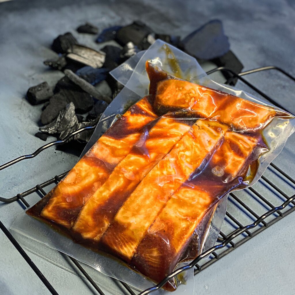 Balık ve deniz ürünleri Rybnye Pravila, Moskova, foto