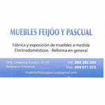 Muebles Feijoo y Pascual S. L. (Galicia, Ourense, Calle Bentraces, 6), mobilya mağazaları  Galisya'dan