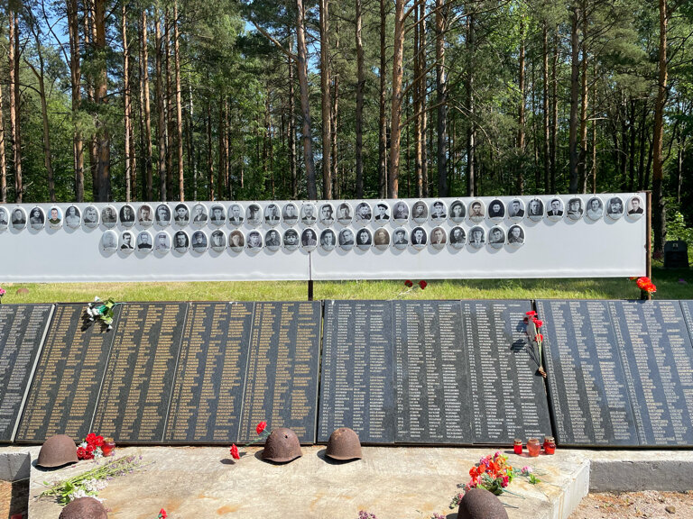 Unutulmaz olayların yeri Место гибели пограничника майора А.Д. Гарькавого, Saint‑Petersburg ve Leningradskaya oblastı, foto