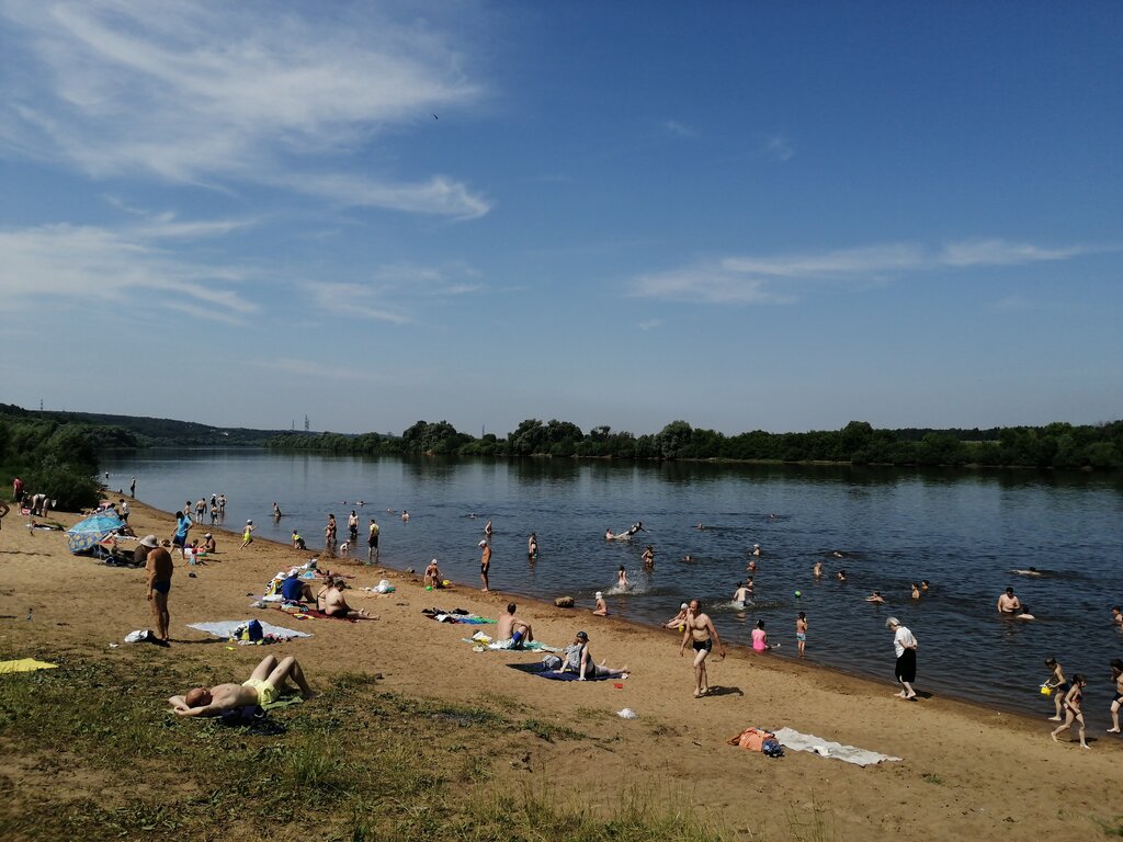 Plaj Городской пляж, Moskova ve Moskovskaya oblastı, foto