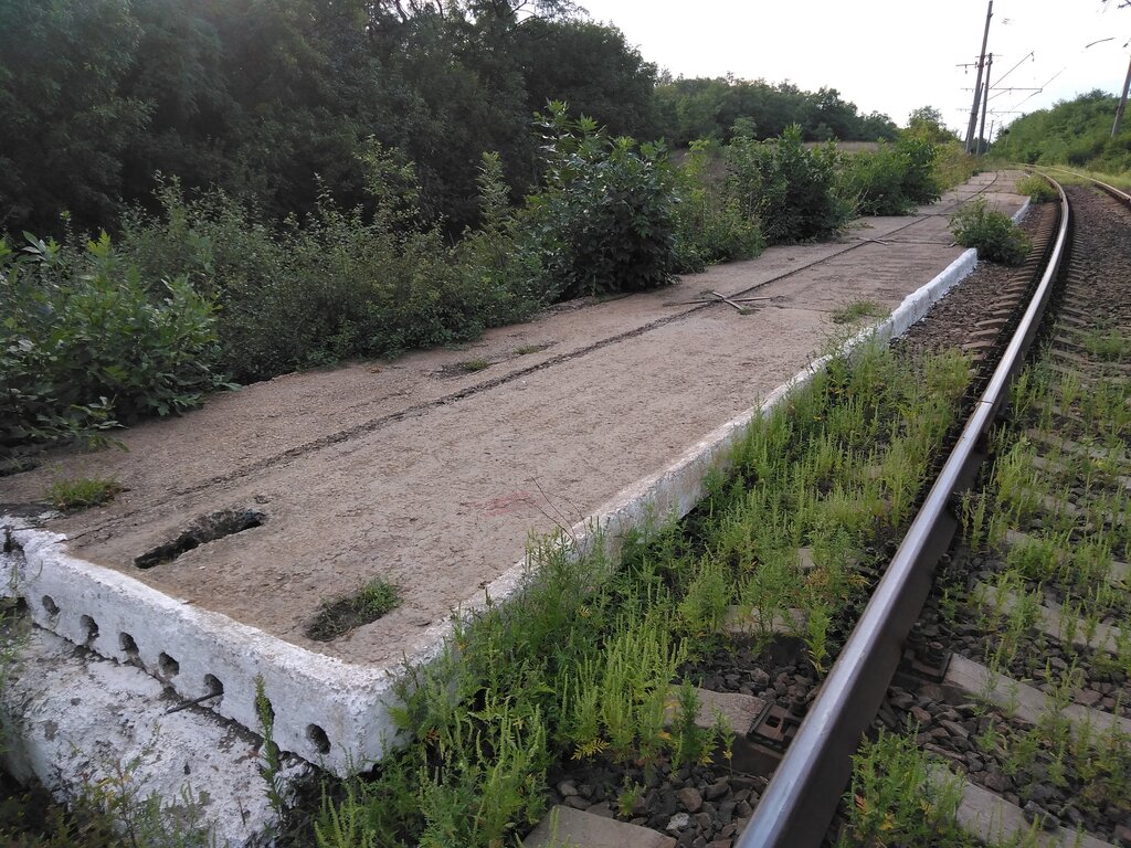 Yük istasyonu остановочный пункт Завод Стандарт, Krasnyi Luch, foto