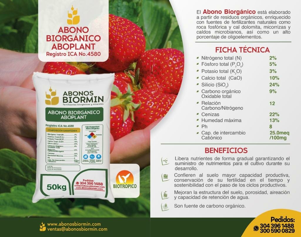 Kimyasal üretim firmaları Biormin Fertilizers, Cali, foto