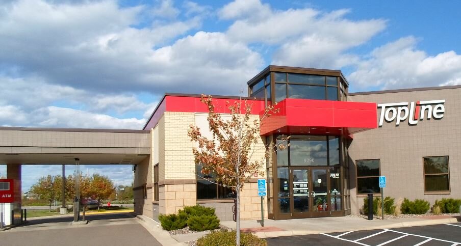 ATM'ler TopLine Federal Credit Union, Minnesota Eyaleti, foto