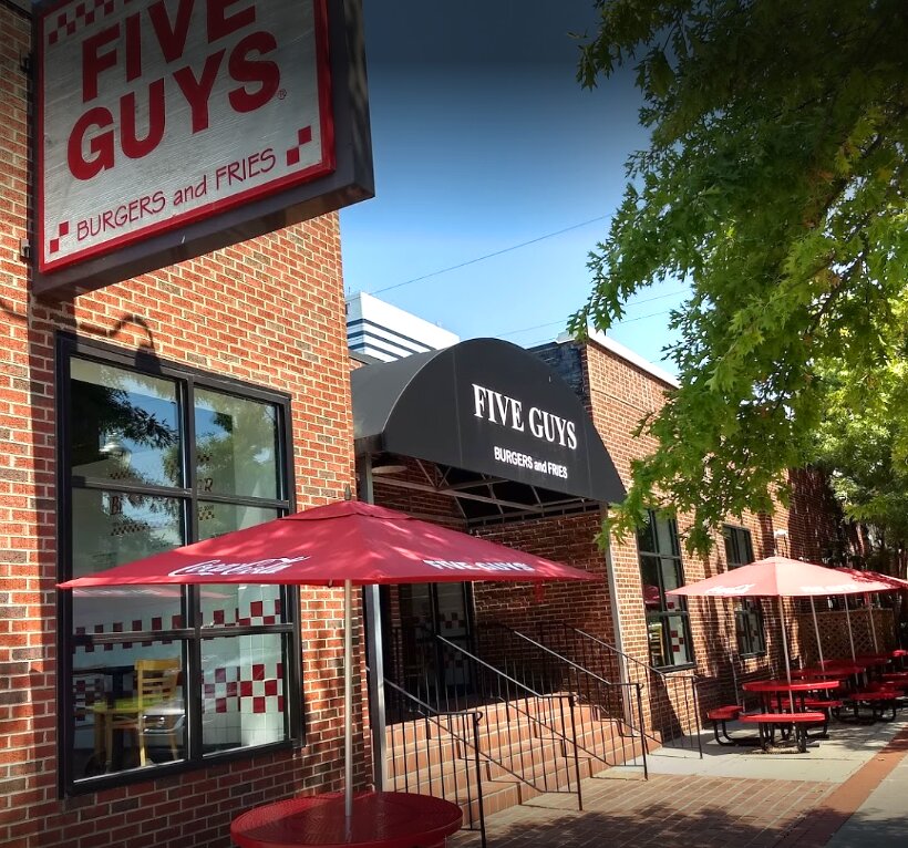 Fast food Five Guys, Columbia, foto