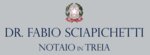 Notaio Dr. Fabio Sciapichetti (Marche, Macerata, Treia, Passo di Treia), noterler  Marche'den