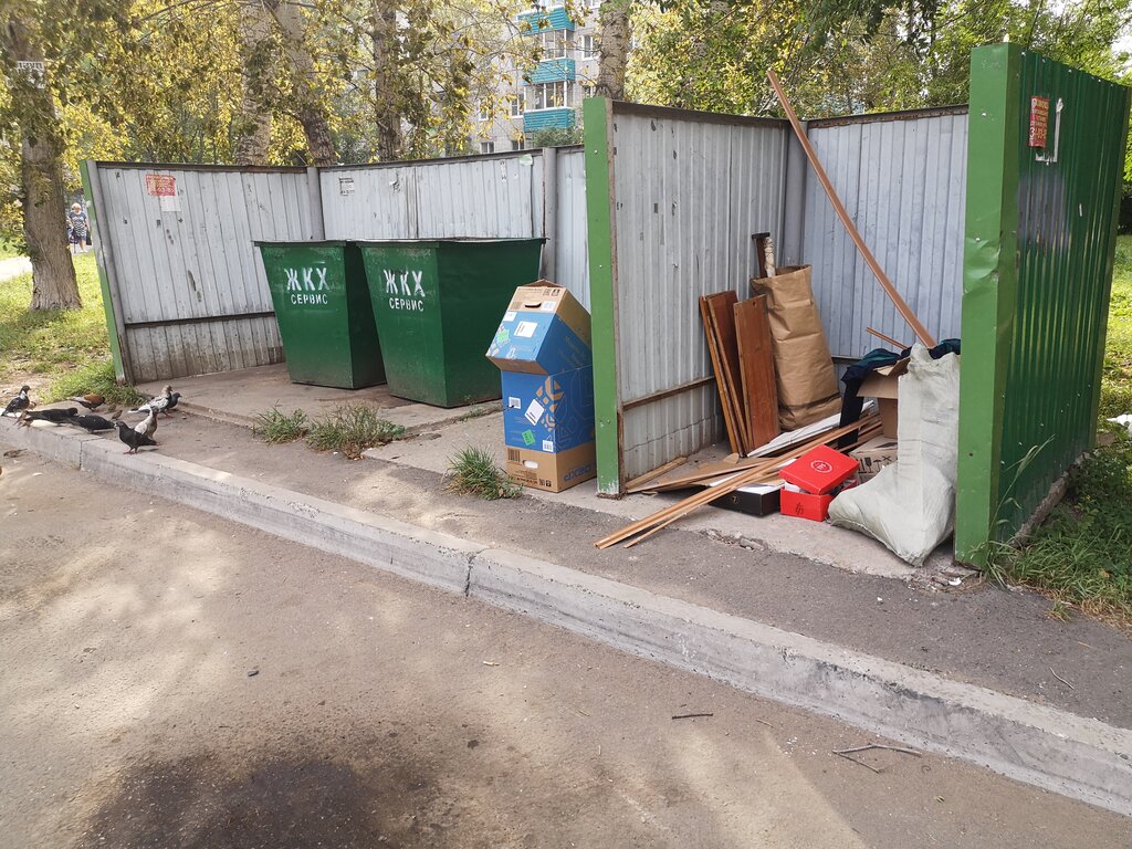 Çöp alanları Trash and garbage disposal area, Komsomolsk‑at‑Amur, foto