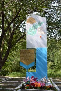 Памяти павших в Великой Отечественной войне (Stepnaya ulitsa No:2А, posyolok Tolsty Mys), anıt, heykel  Krasnoyarski krayından