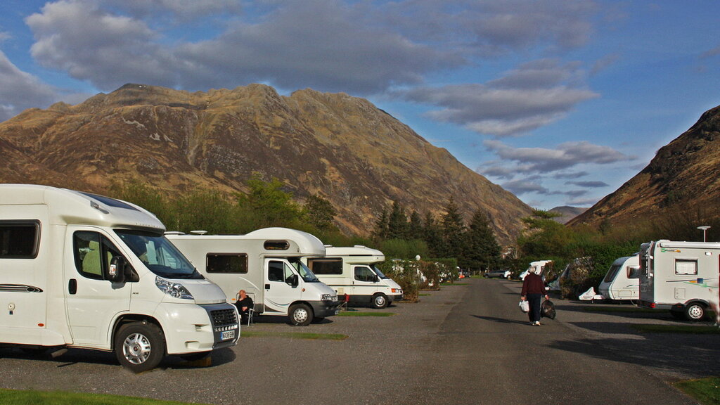 Kamp alanları Morvich Caravan and Motorhome Club Campsite, Highland Konsey Bölgesi, foto