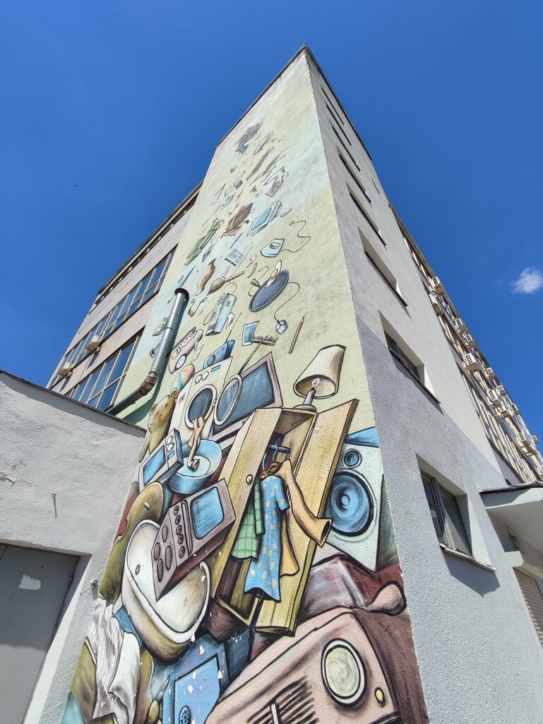 Sokak sanatı Мурал, Minsk, foto