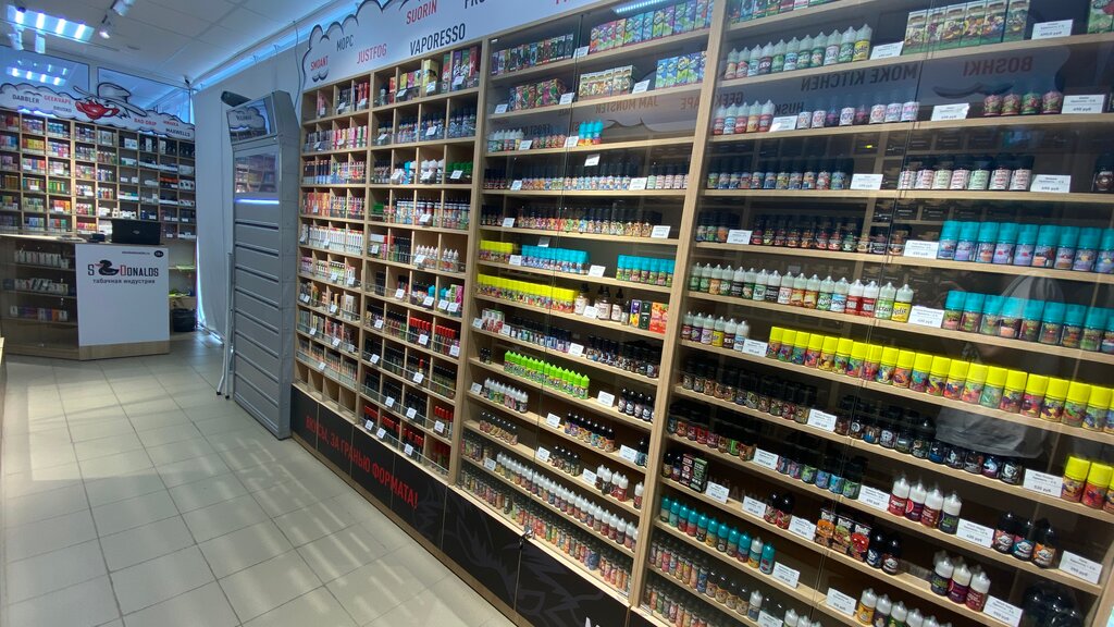 Elektronik sigara satış noktaları SmokeDonalds, Moskova ve Moskovskaya oblastı, foto