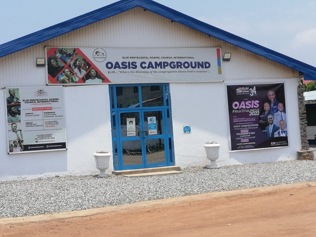 Ortodoks kiliseleri Oasis Campground, Akra, foto