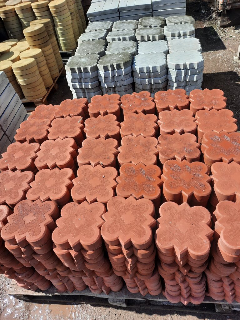 Kaldırım taşları Тротуарная плитка, Moskova ve Moskovskaya oblastı, foto