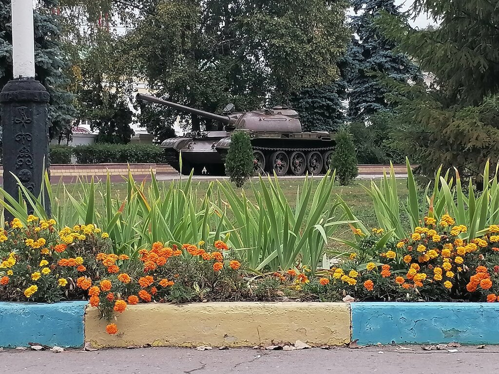 Teknoloji anıtı Танк Т-55, Miçurinsk, foto