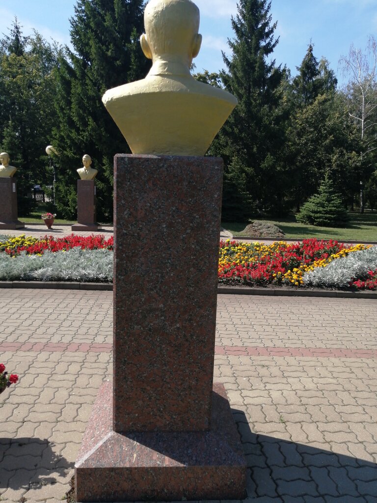 Anıt, heykel Бюст Героя Советского Союза Николая Федоровича Беседина, Stroitel, foto