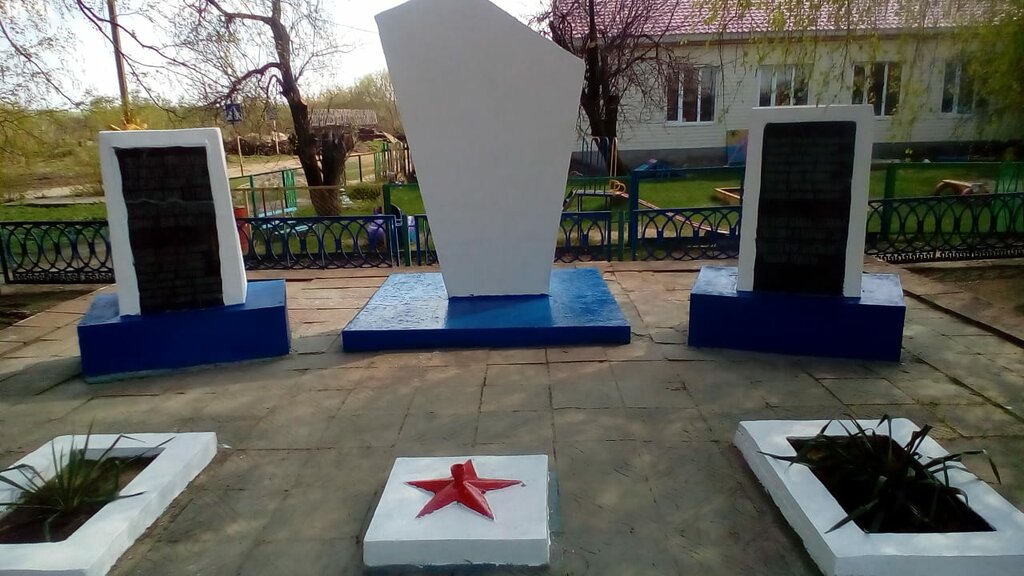 Anıt, heykel Павшим воинам, Rostovskaya oblastı, foto