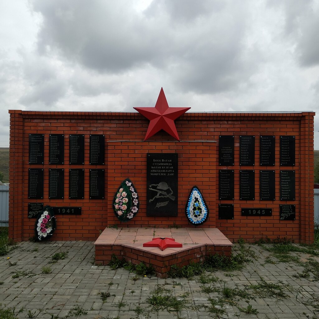 Anıt, heykel Стела павшим в годы Великой Отечественной войны, Tataristan, foto
