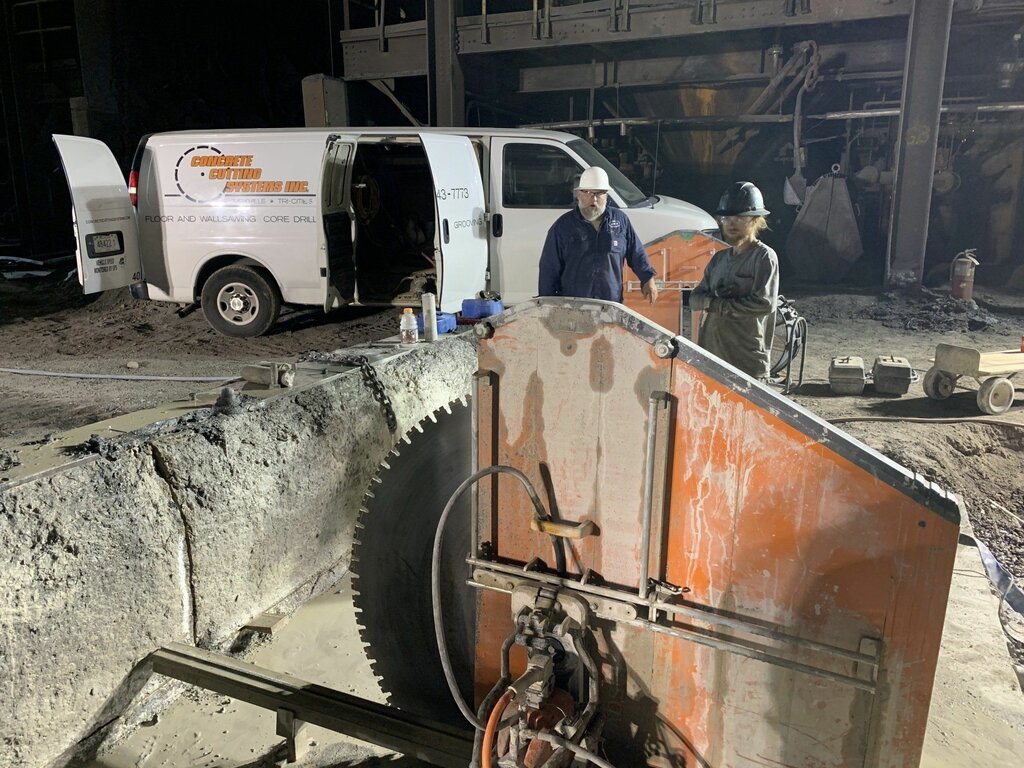 Beton ve beton ürünleri üreticileri Concrete Cutting Systems Inc, Tennessee Eyaleti, foto