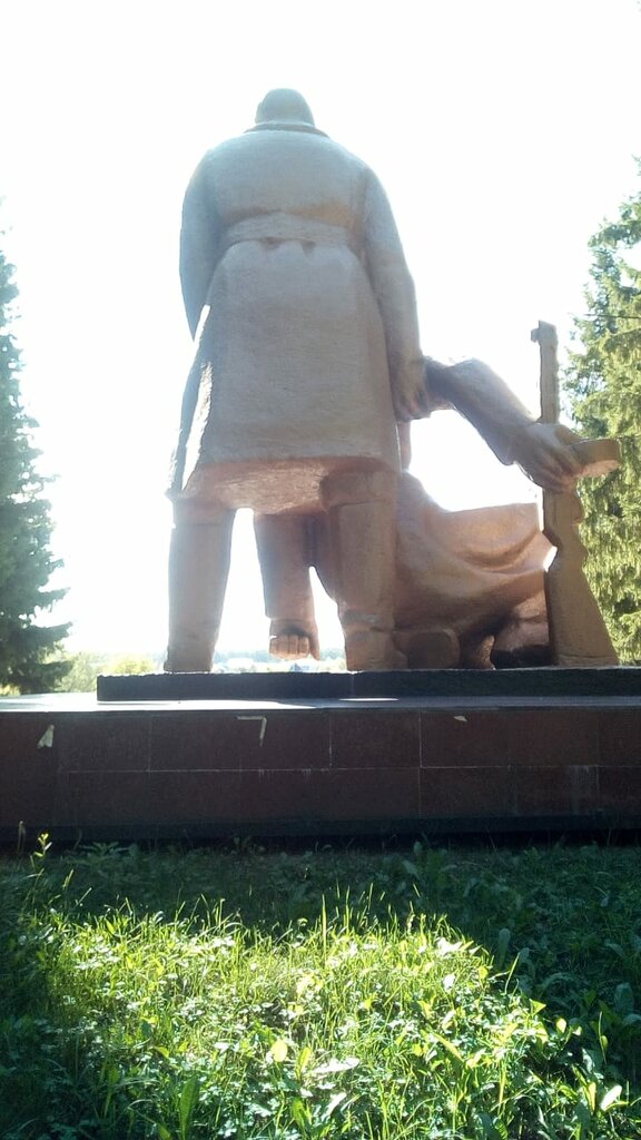 Anıt, heykel Мемориал Великой Отечественной войны, Altayski krayı, foto