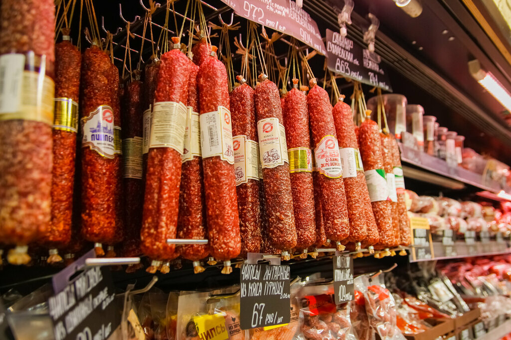 Kasap, şarküteri Kalina-malina, Novosibirsk, foto