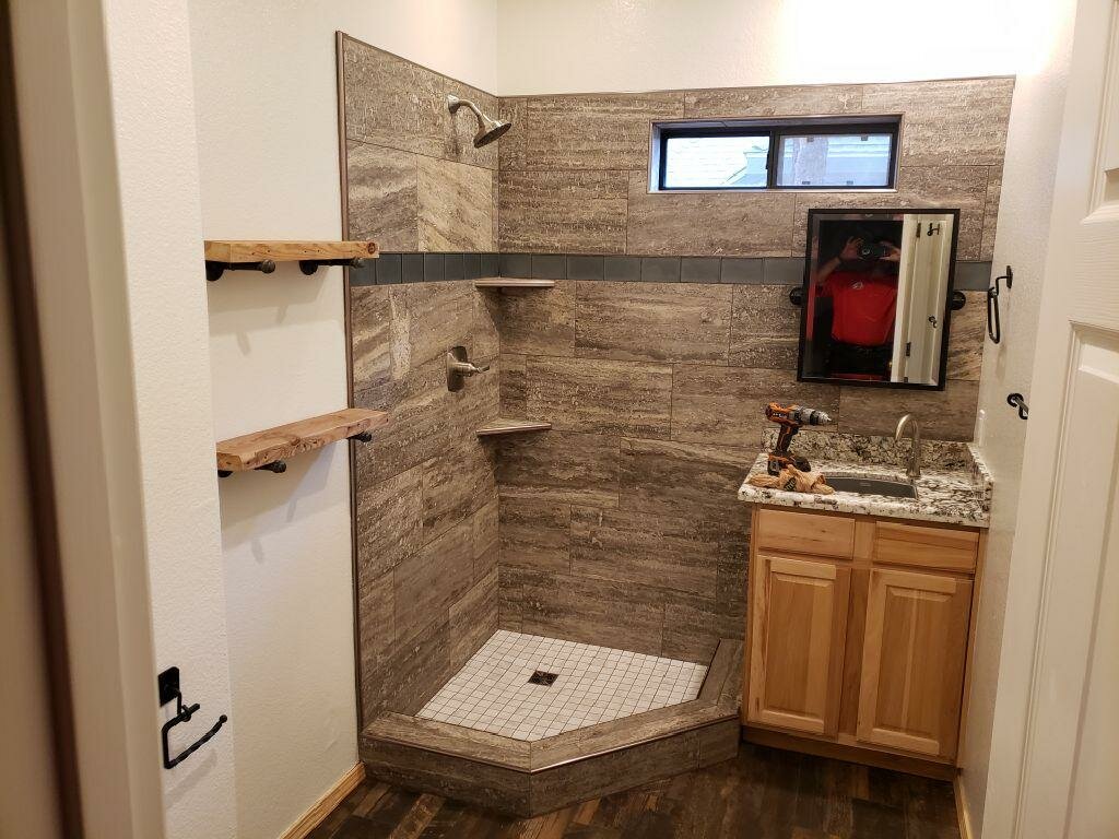 Hamam ve sauna inşaatı Demers Glass, LLC, Peoria, foto