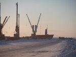 Терминал Утренний, Салмановское Месторождение (Yamalo-Nenets Autonomous Area, Tazovskiy rayon), i̇skele  Yamal‑Nenets Özerk Bölgesi'nden