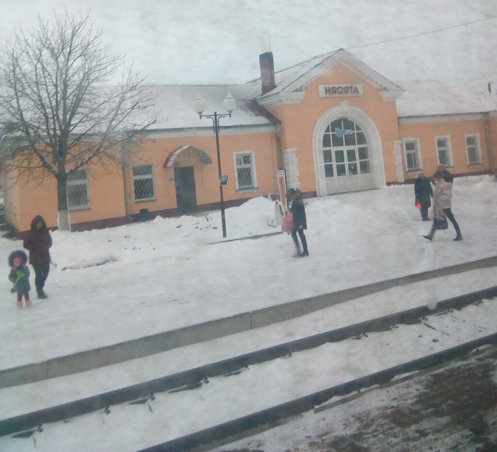 Tren garları Railway station, Mogiliovskaya oblastı, foto