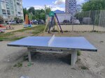 Площадка для настольного тенниса (Sverdlovsk Region, munitsipalnoye obrazovaniye Yekaterinburg, Ordzhonikidzevskiy City administrative district), spor alanı  Yekaterinburg'dan
