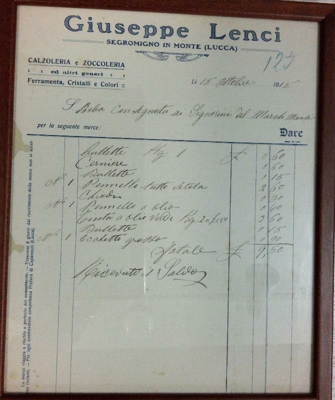 Ayakkabı malzemeleri Bottega Lenci dal 1912, , foto