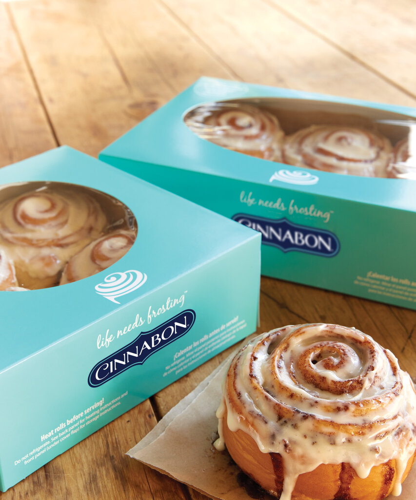 Pasta, şekerleme ve tatlı Cinnabon, Moskova, foto
